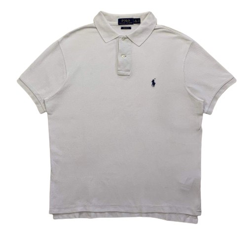 classic white rl polo (golden tag), Men's Fashion, Tops & Sets, Tshirts ...