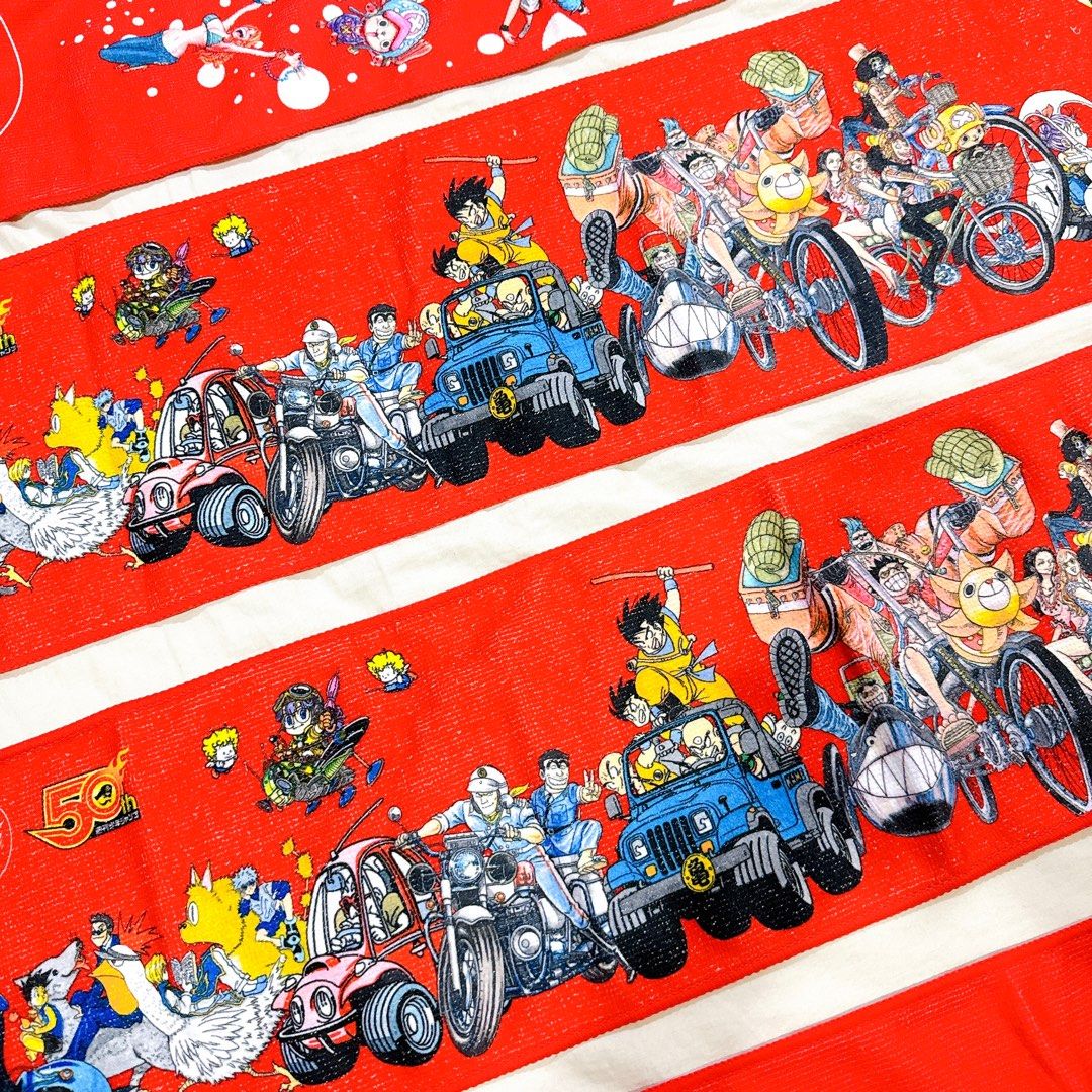 Coca Cola X Shonen Jump 50th Anime Anniversary Muffler Towels From ...