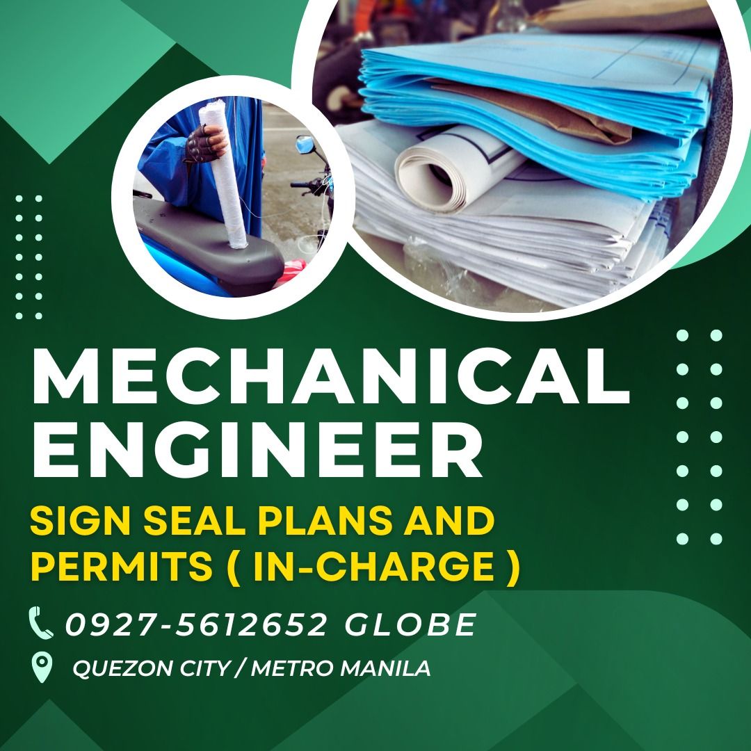 Completion As Built Occupancy Mechanical Engineer PME Sign Seal Permit ...