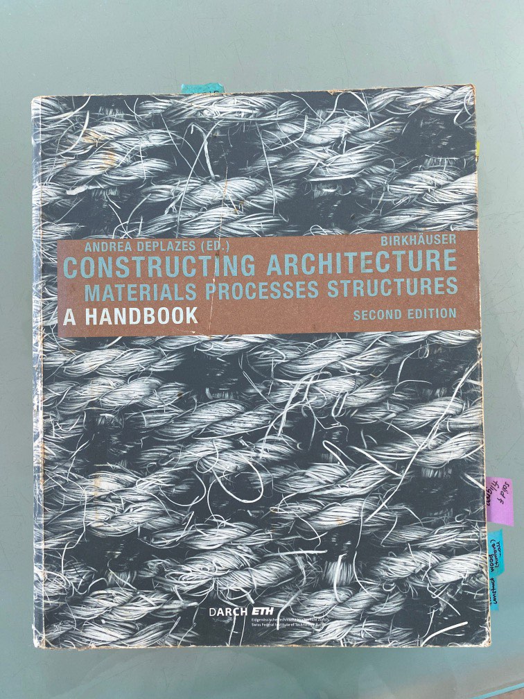 Constructing Architecture: Materials, Processes, Structures. a Handbook: Used, Hobbies & Toys ...