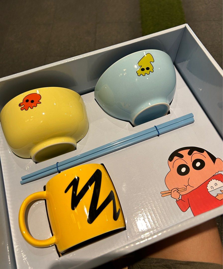 Crayon Shin Chan Dinnerware Gift Set, Furniture & Home Living ...