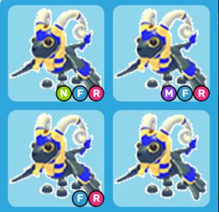 Roblox adopt me NFR MFR N Normal FR Volcanic Rhino, Video Gaming ...