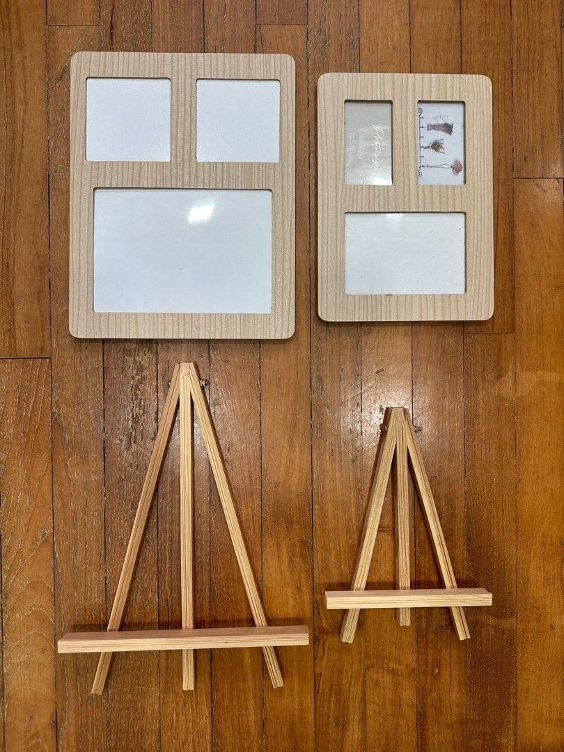 Daiso Wooden Photo Frames & Easels, Hobbies & Toys, Stationery & Craft ...