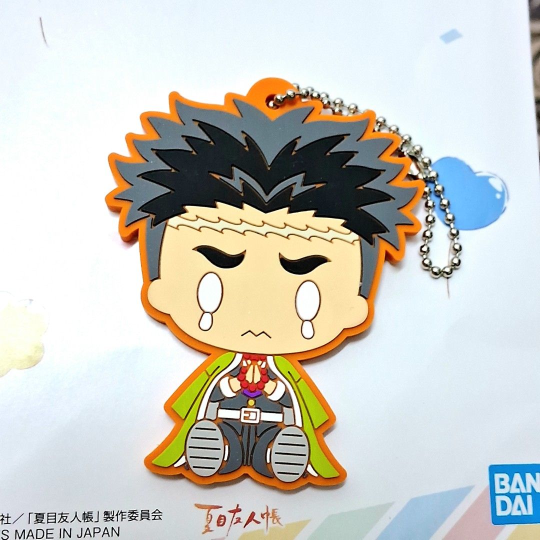 DEMON SLAYER NEZUKO TANJIRO GIYU GYOMEI RUBBER STRAP KEYCHAIN, Hobbies ...