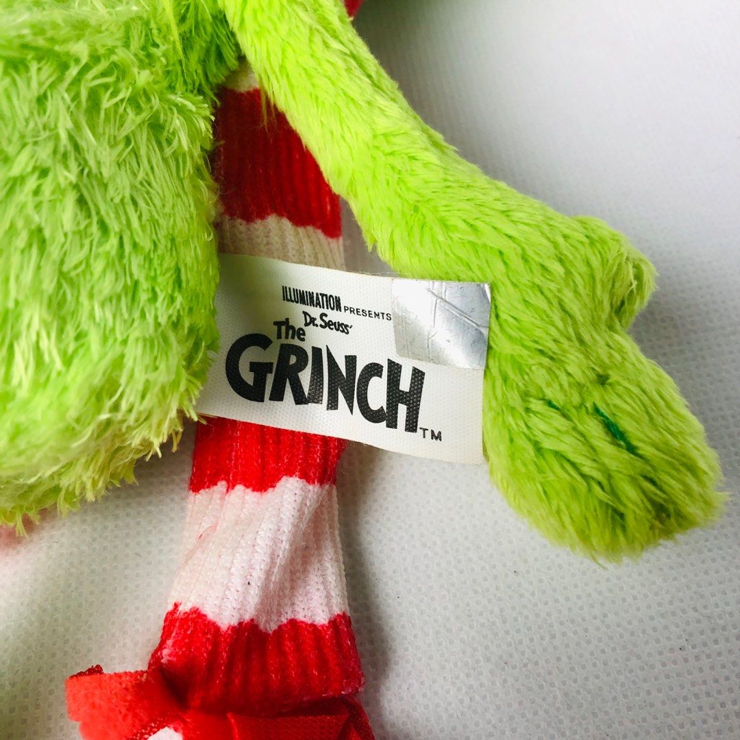 Dr. Seuss The Grinch Plush Toy Universal Studios Official Merch ...