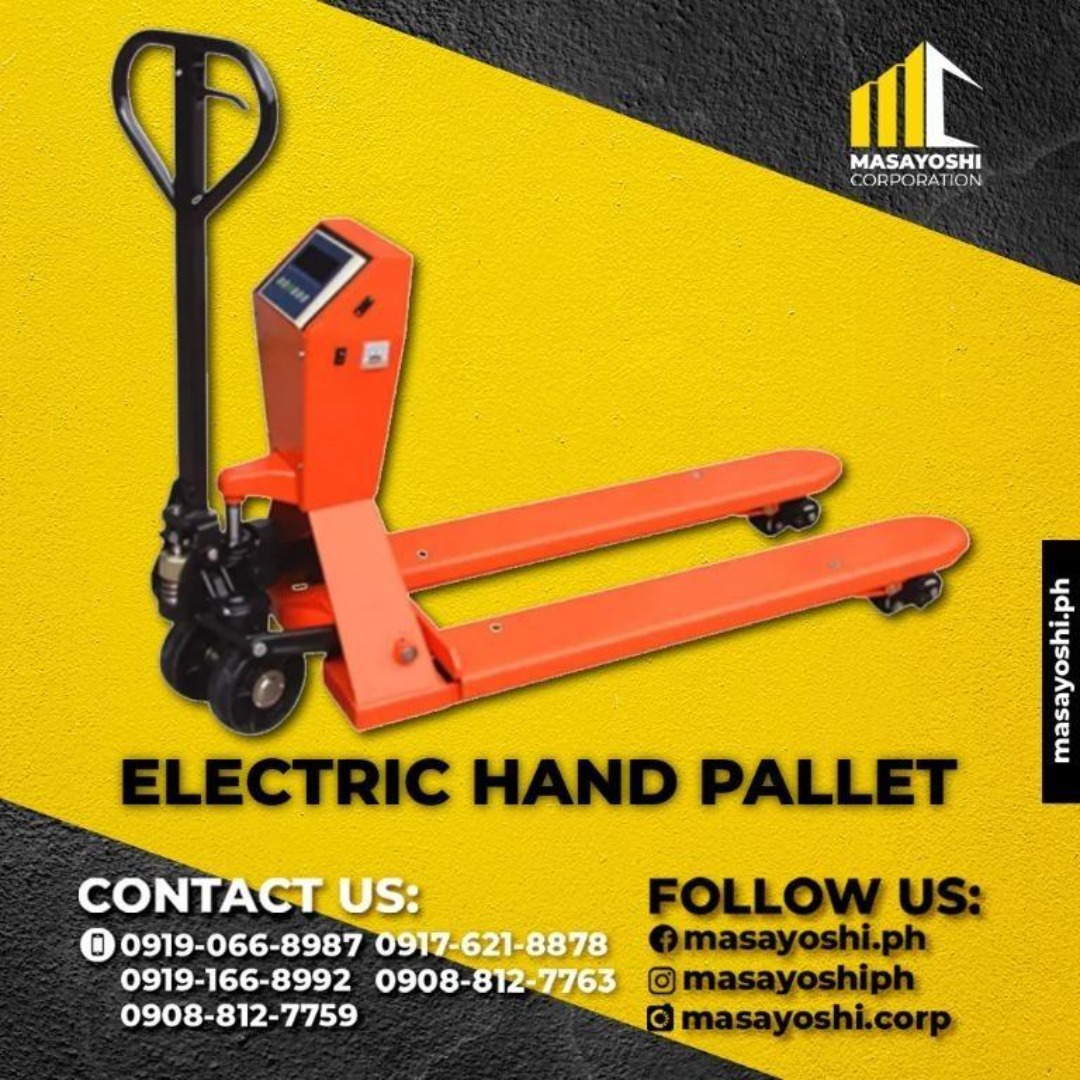 Electric Hand Pallet | Pallet Pump | Pallet Truck | Powered Pallet Jack ...