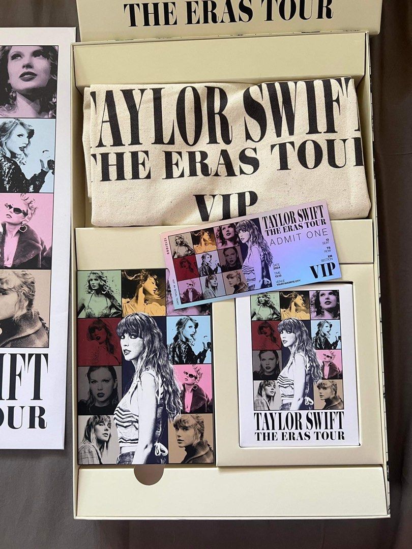 Taylor Swift Eras Tour VIP Merchandise - Complete Set, Hobbies & Toys ...