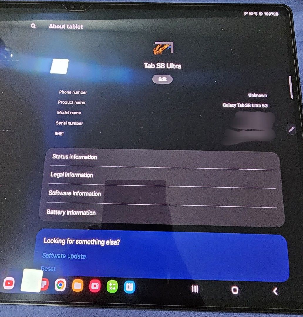 Galaxy Tab S8 Ultra 5G Graphite 256GB, Mobile Phones & Gadgets, Tablets ...