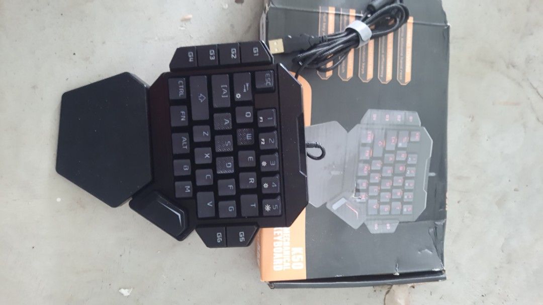 Gaming one hand keyboard, Computers & Tech, Parts & Accessories ...