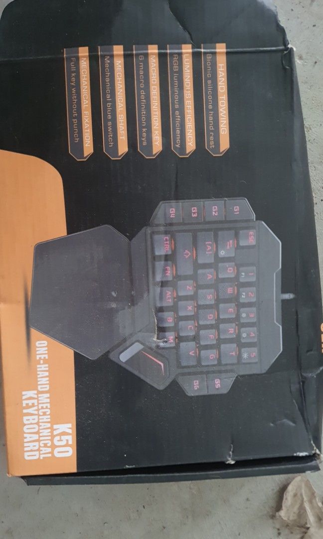 Gaming one hand keyboard, Computers & Tech, Parts & Accessories ...