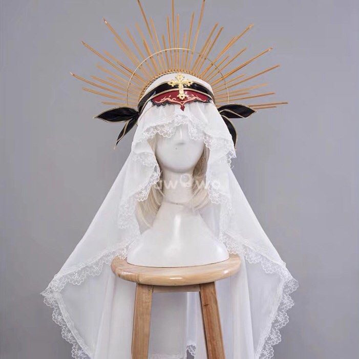 Genshin Impact Nun Yae Miko Cosplay {MAEMI SR}, Hobbies & Toys ...