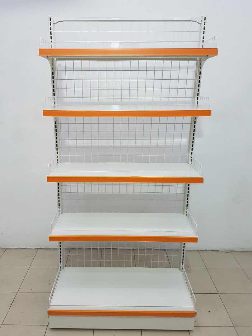 GONDOLA WALL (5 SHELVES) KOREA, Furniture & Home Living, Furniture ...