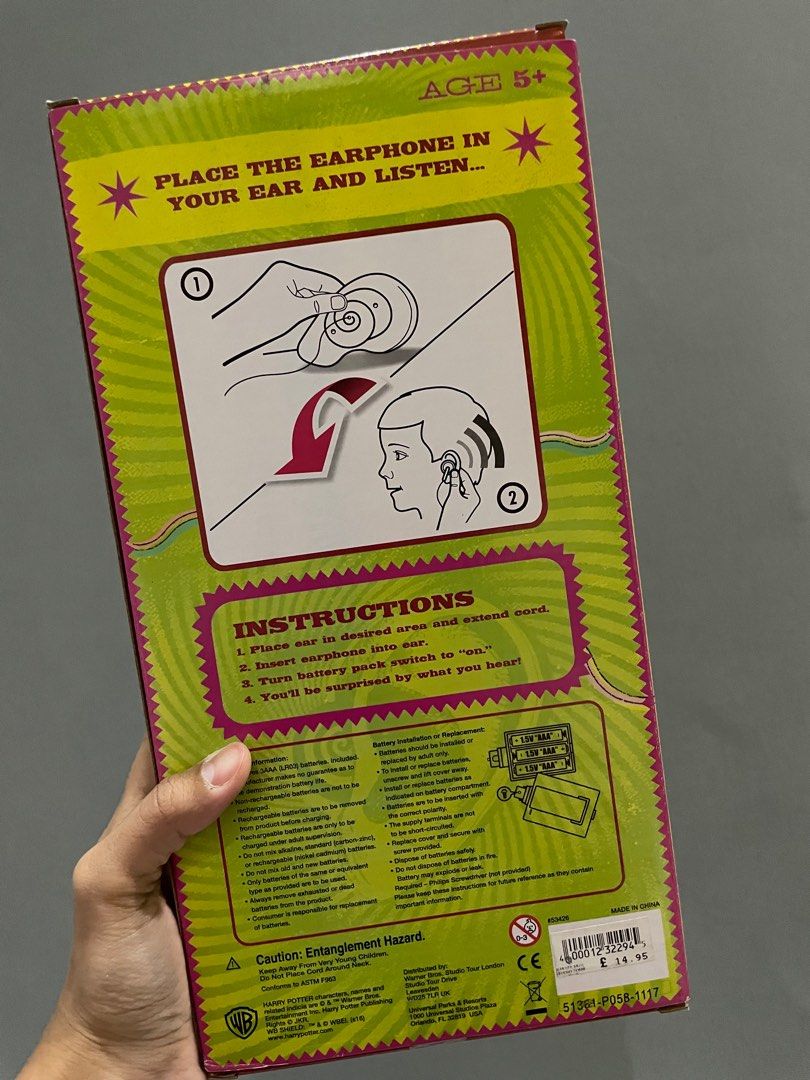 Harry Potter Extendable Ear, Hobbies & Toys, Collectibles & Memorabilia ...