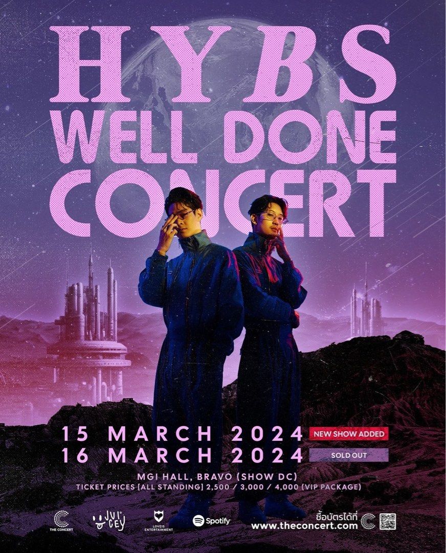 HYBS Well done Concert Merchandise Bangkok, Hobbies & Toys, Memorabilia & Collectibles, Fan ...