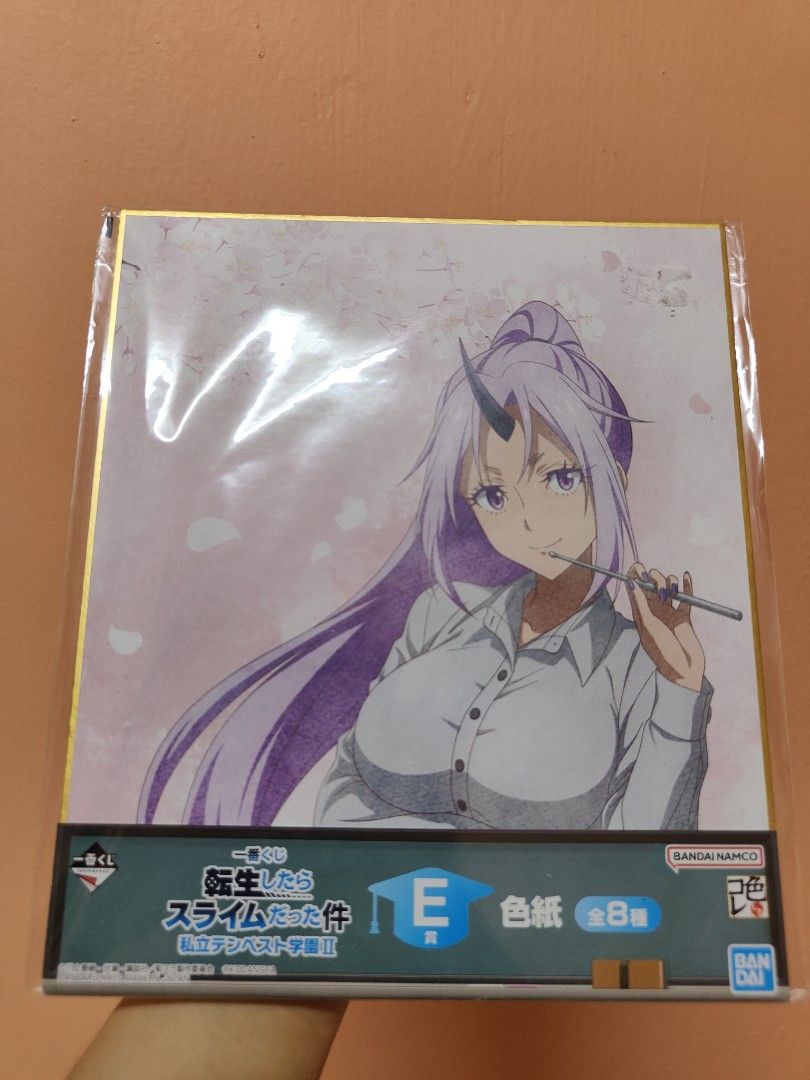 Ichiban kuji Reincarnated as a slime Shion art board, Hobbies & Toys ...