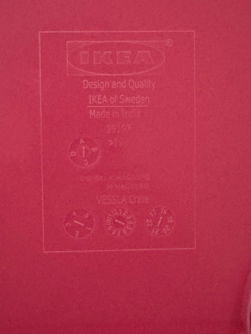 IKEA Vessla Storage Crate with castor and lid, Furniture & Home Living ...