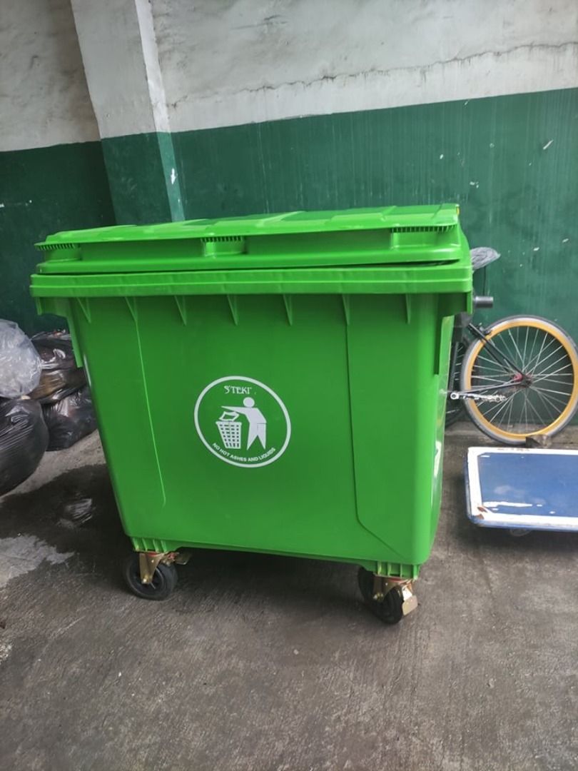 IMPORTED MOBILE TRASH BIN, Furniture & Home Living, Cleaning & Homecare ...