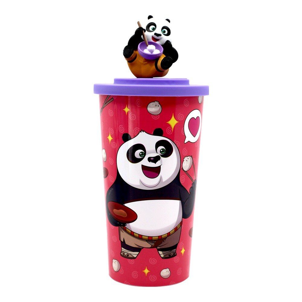 Kung Fu Panda 4 Movie Merchandise Po Tumbler Cup Popcorn Bucket figures ...