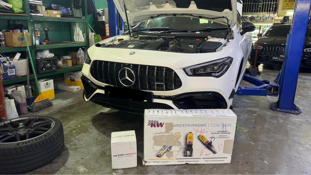 KW V3 CLUBSPORT COILOVER KIT ULTRA RACING CLA45S A45S W177 C118, Car ...
