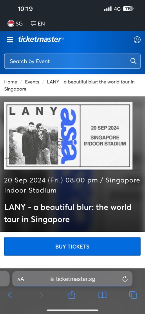 LANY CONCERT 2024(AT COST PRICE), Tickets & Vouchers, Event Tickets on ...