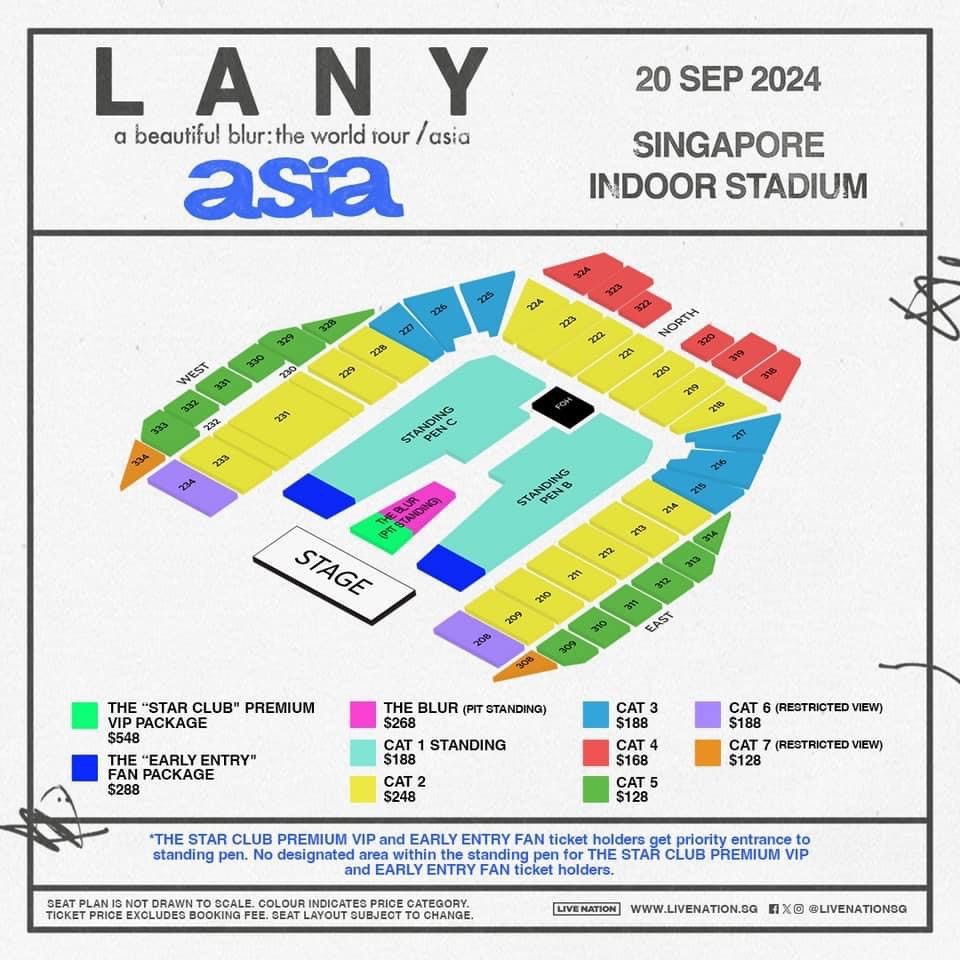 LANY concert tickets, Tickets & Vouchers, Event Tickets on Carousell