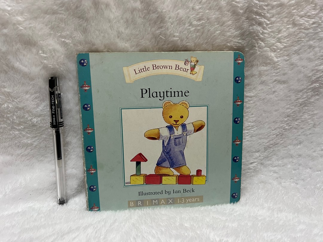 Little Brown Bear Playtime Board book, Hobbies & Toys, Books ...