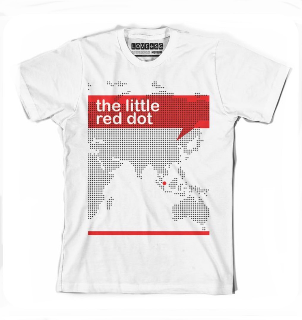 little red dot tshirt, Men's Fashion, Tops & Sets, Tshirts & Polo ...