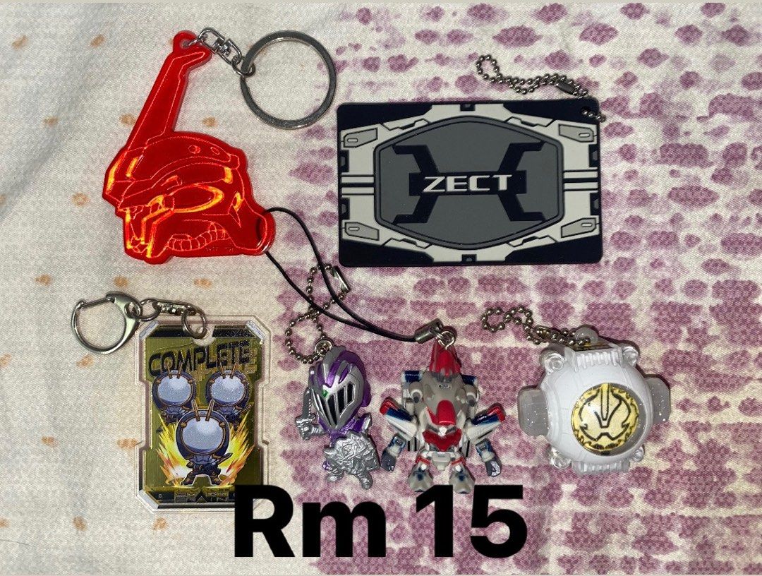 Lot Keychain (Kamen Rider, Gundam, Sentai), Hobbies & Toys, Toys ...