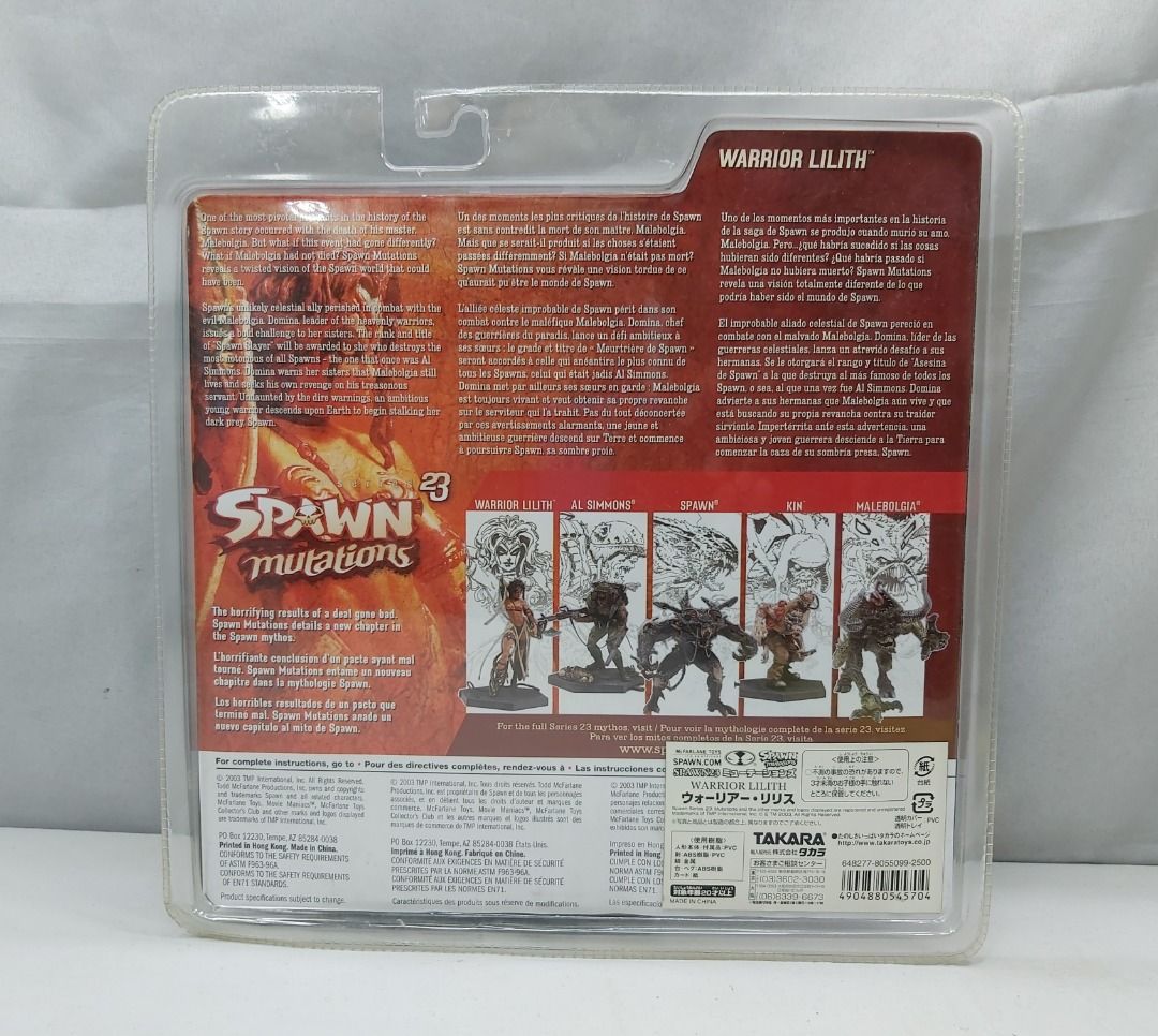 mcfarlane spawn warrior lilith, Hobbies & Toys, Toys & Games on Carousell