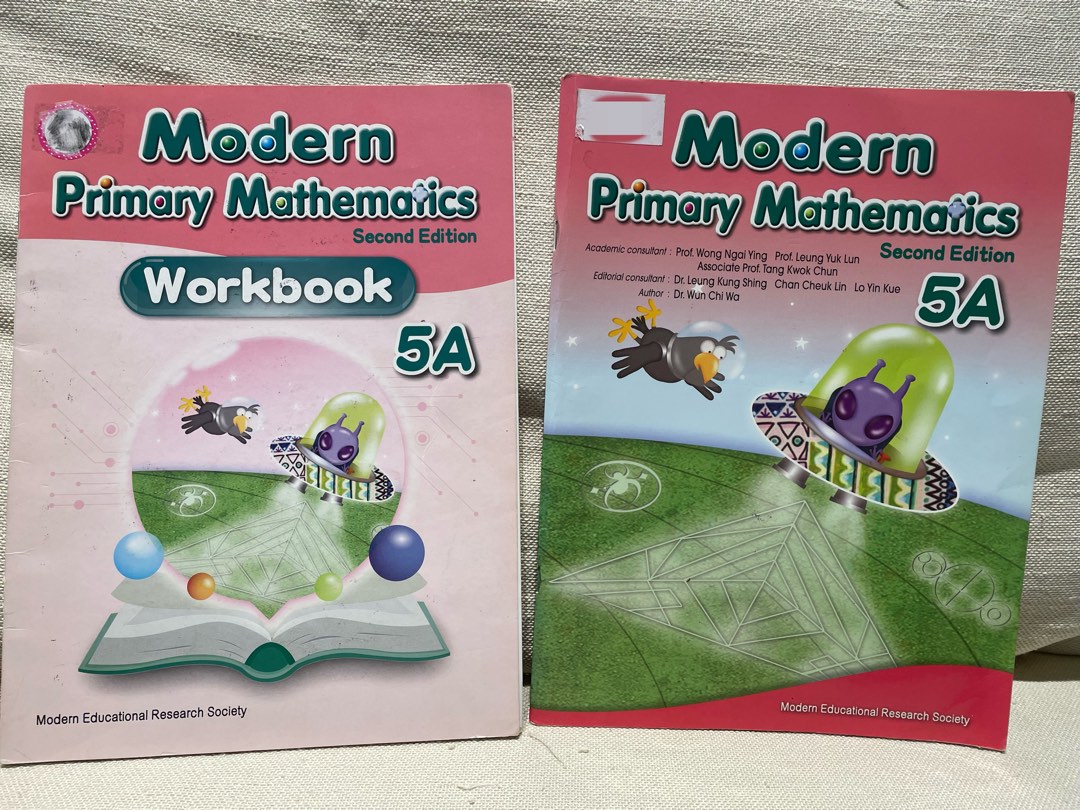 modern primary mathematics textbooks and workbooks (5A), 興趣及遊戲, 書本 & 文具 ...
