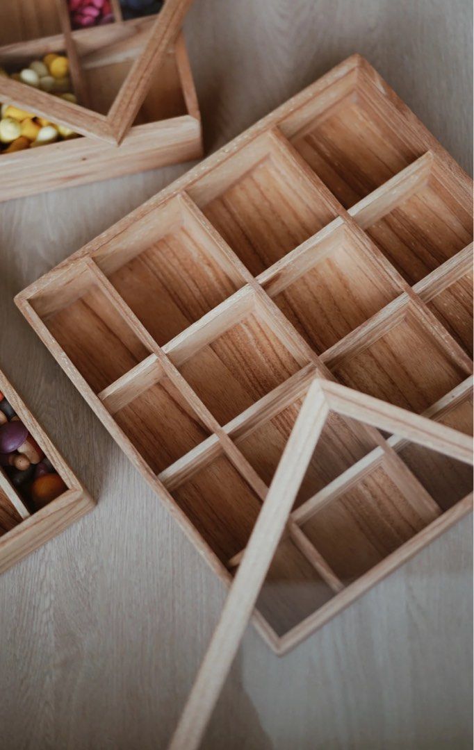 MUKIDS | Loose Parts Sorting Box with Lid, Furniture & Home Living ...