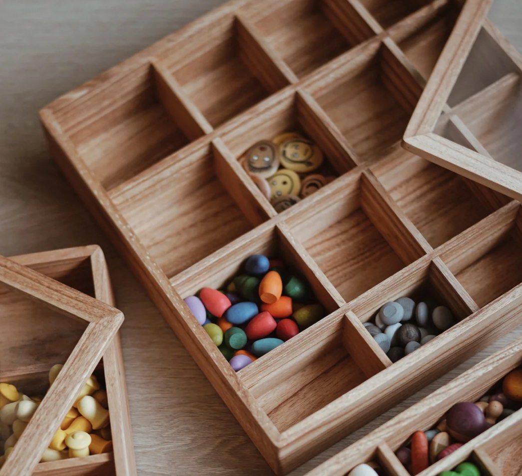 MUKIDS | Loose Parts Sorting Box with Lid, Furniture & Home Living ...