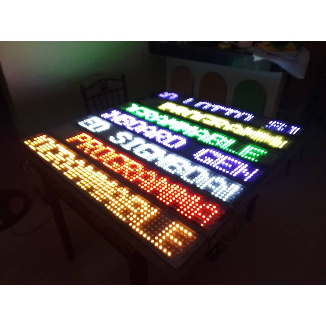 Multicolor LED Sign Board Gen 2 LOTTO SIZE WiFi Programmable Scrolling ...