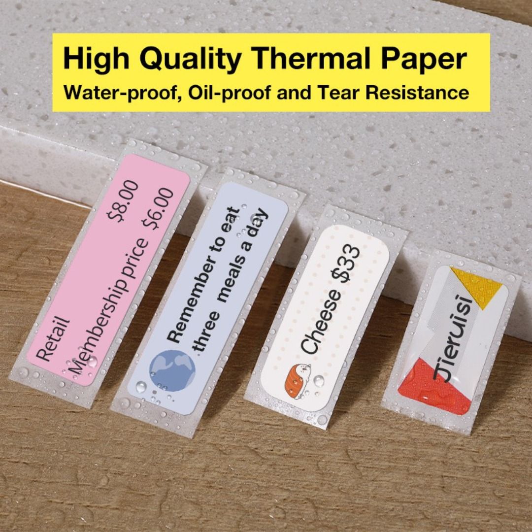 NIIMBOT D11 D110 Label sticker Waterproof price tag sticker for price ...