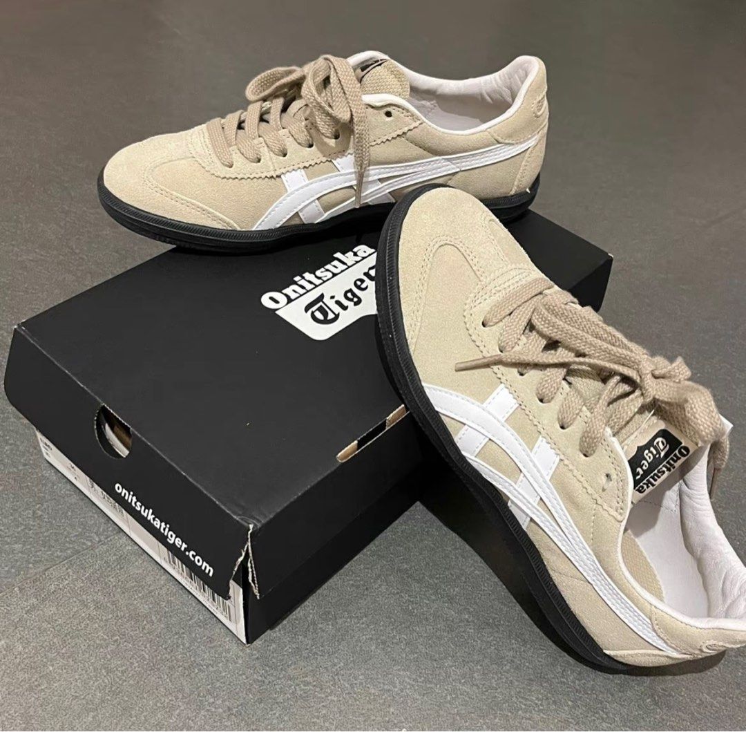 Onitsuka Tiger Tokuten Beige Black, Women's Fashion, Footwear, Sneakers ...