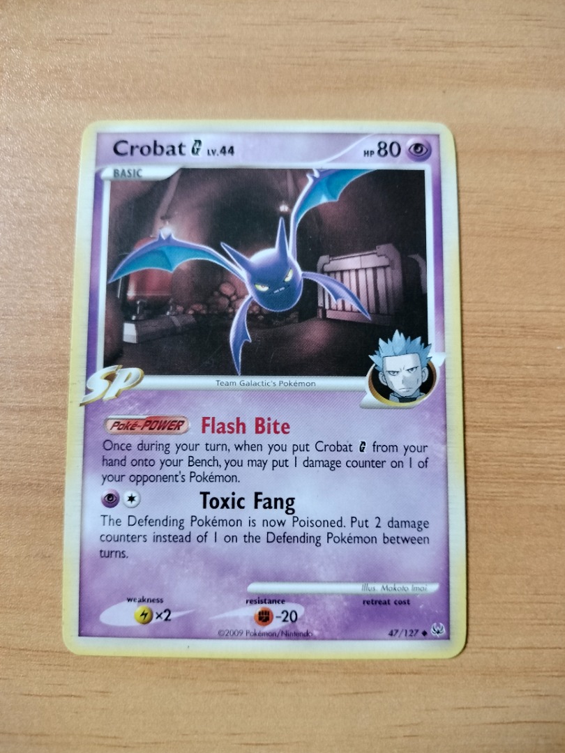 Pokemon Card Crobat 42/127, Hobbies & Toys, Toys & Games on Carousell