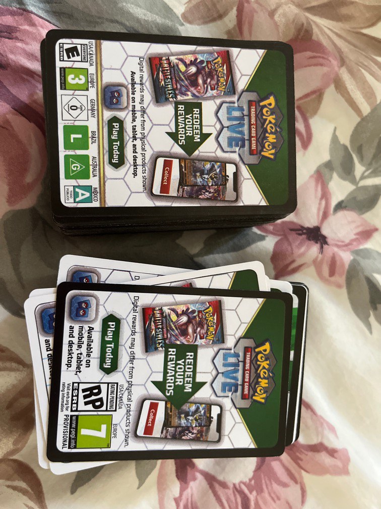 Pokemon TCG code cards, Hobbies & Toys, Toys & Games on Carousell