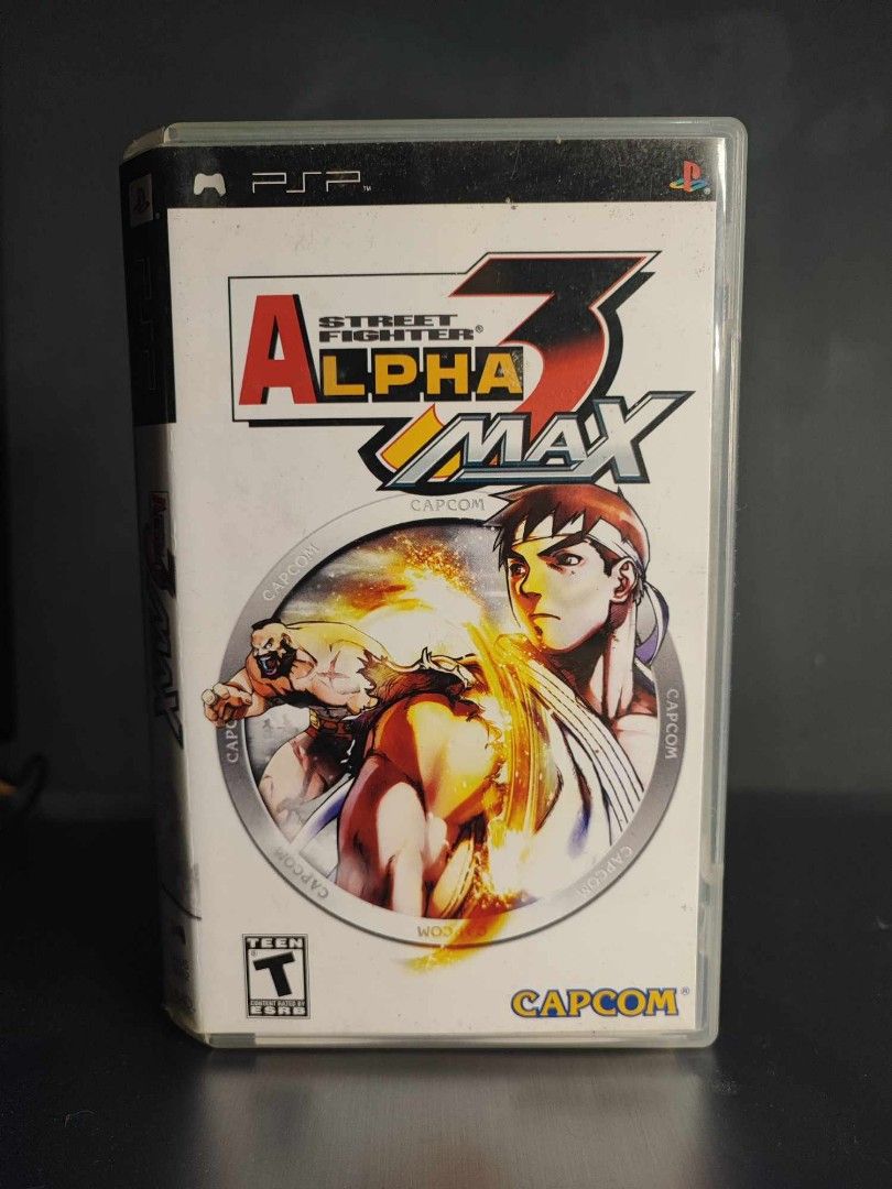 PSP UMD Games Street Fighter Alpha 3 Max, Video Gaming, Video Games ...