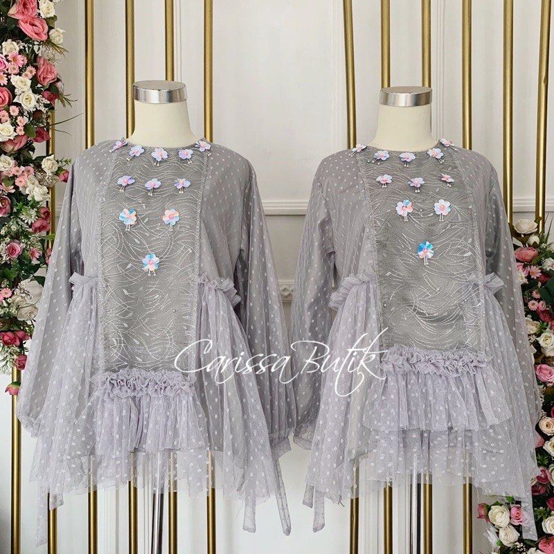 Rifaya Top by carissa butik, Fesyen Wanita, Pakaian Wanita, Atasan di ...