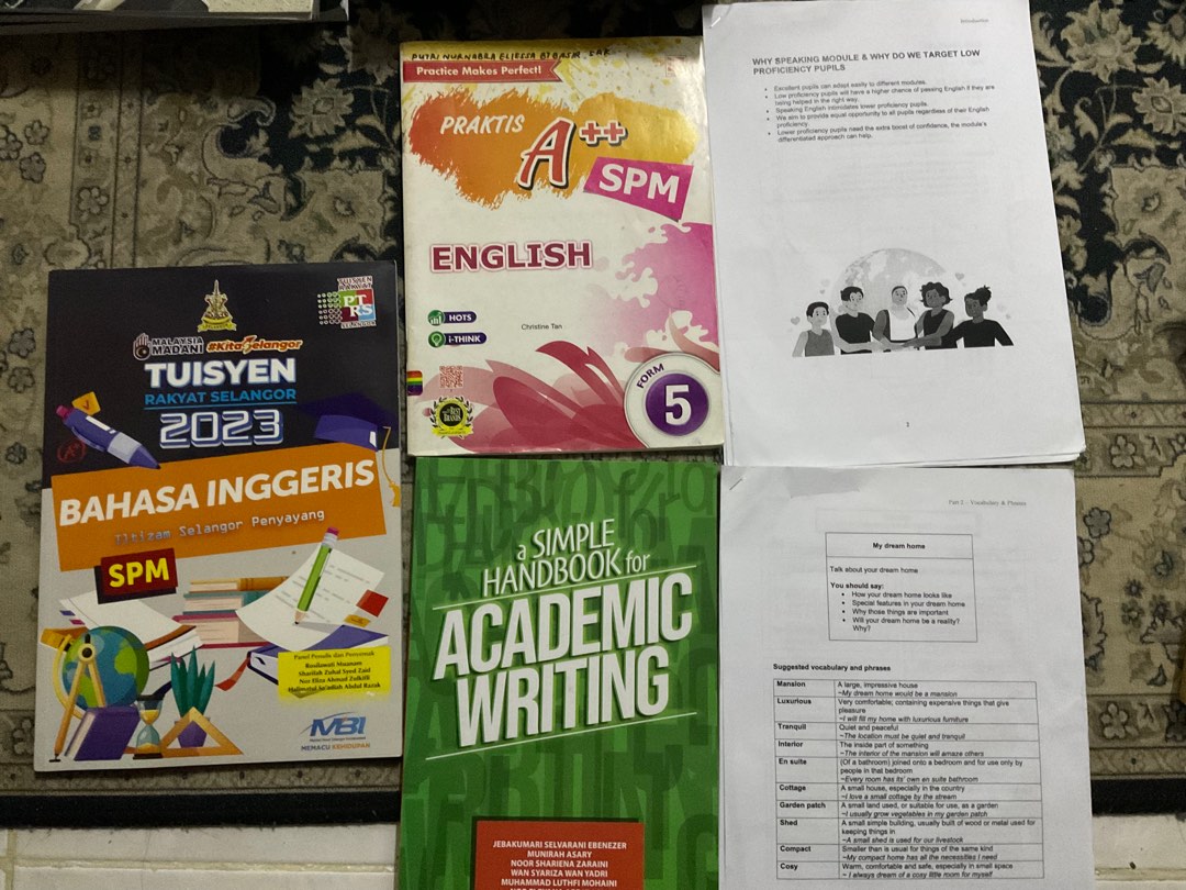 SPM ENGLISH NOTES BOOKS, Hobbies & Toys, Books & Magazines, Textbooks ...