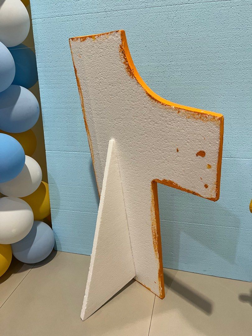 Sterofoam angka 1 ulang tahun anak, Bayi & Anak, Lainnya di Carousell