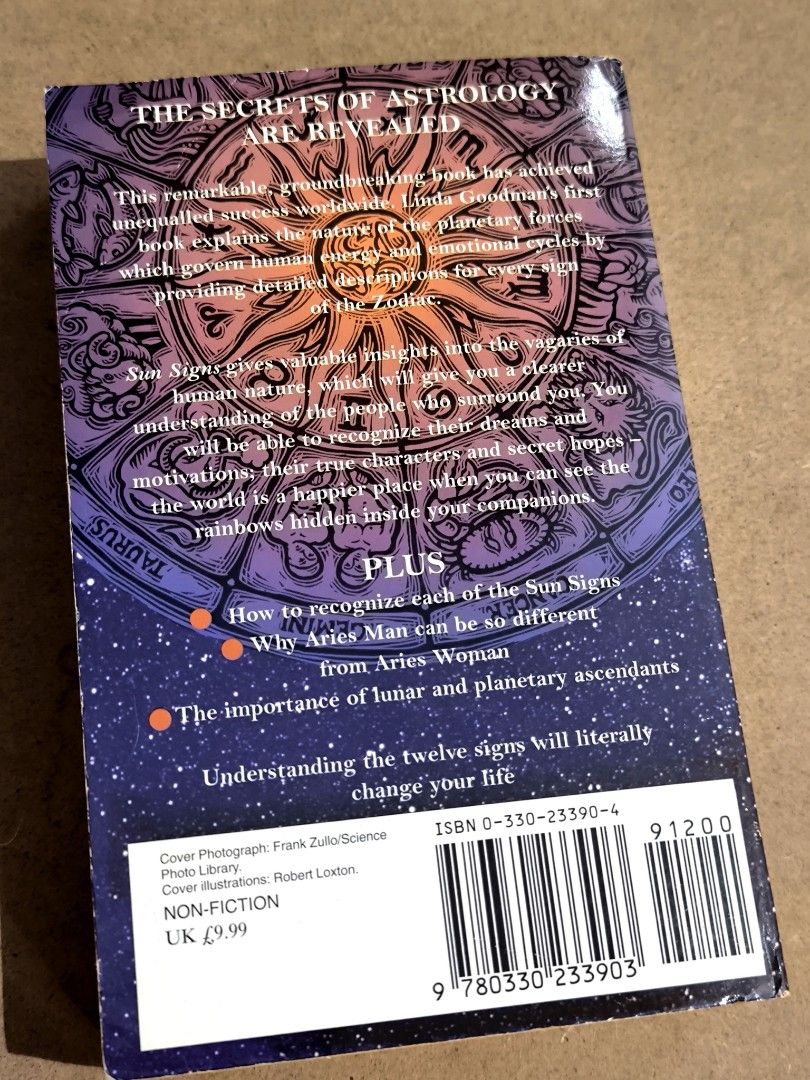 Sun Signs Book By Linda Goodman, Hobbies & Toys, Books & Magazines ...