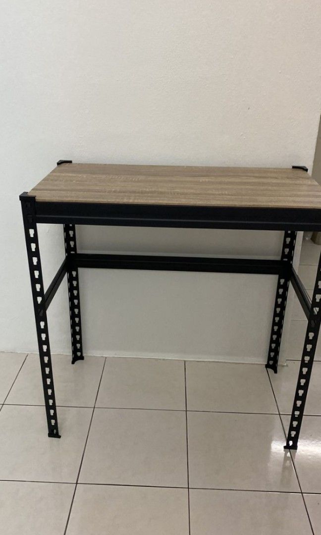 Table table top meja Study, Furniture & Home Living, Furniture, Shelves ...