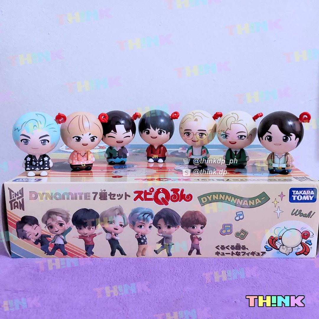 TinyTAN Dynamite SPI Q Figure Toy ( bts rm jin yoongi jhope jimin taehyung jungkook bt21 ...