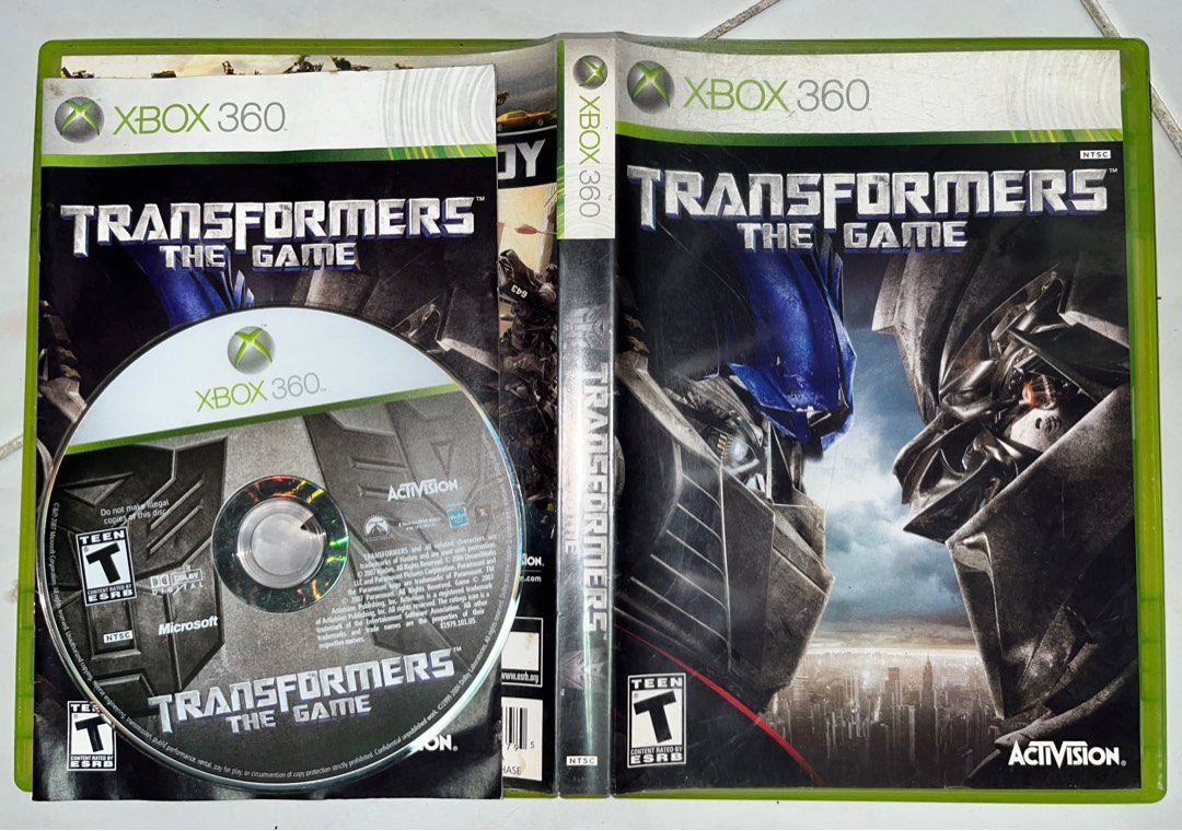 TRANSFORMERS XBOX 360 WII GAMES / TESTED WORKING / TRACKED PACKAGE ONLY ...