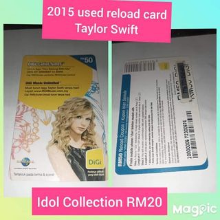 DiGi Prepaid RM10 Limited Edition Used Reload Card, Hobbies & Toys ...