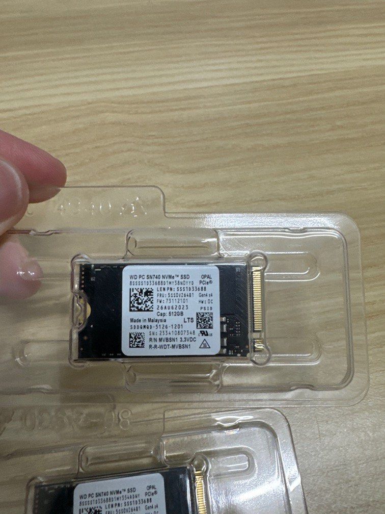 WD SN740 Gen4 2242 NVMe SSD 512GB, Computers & Tech, Parts ...