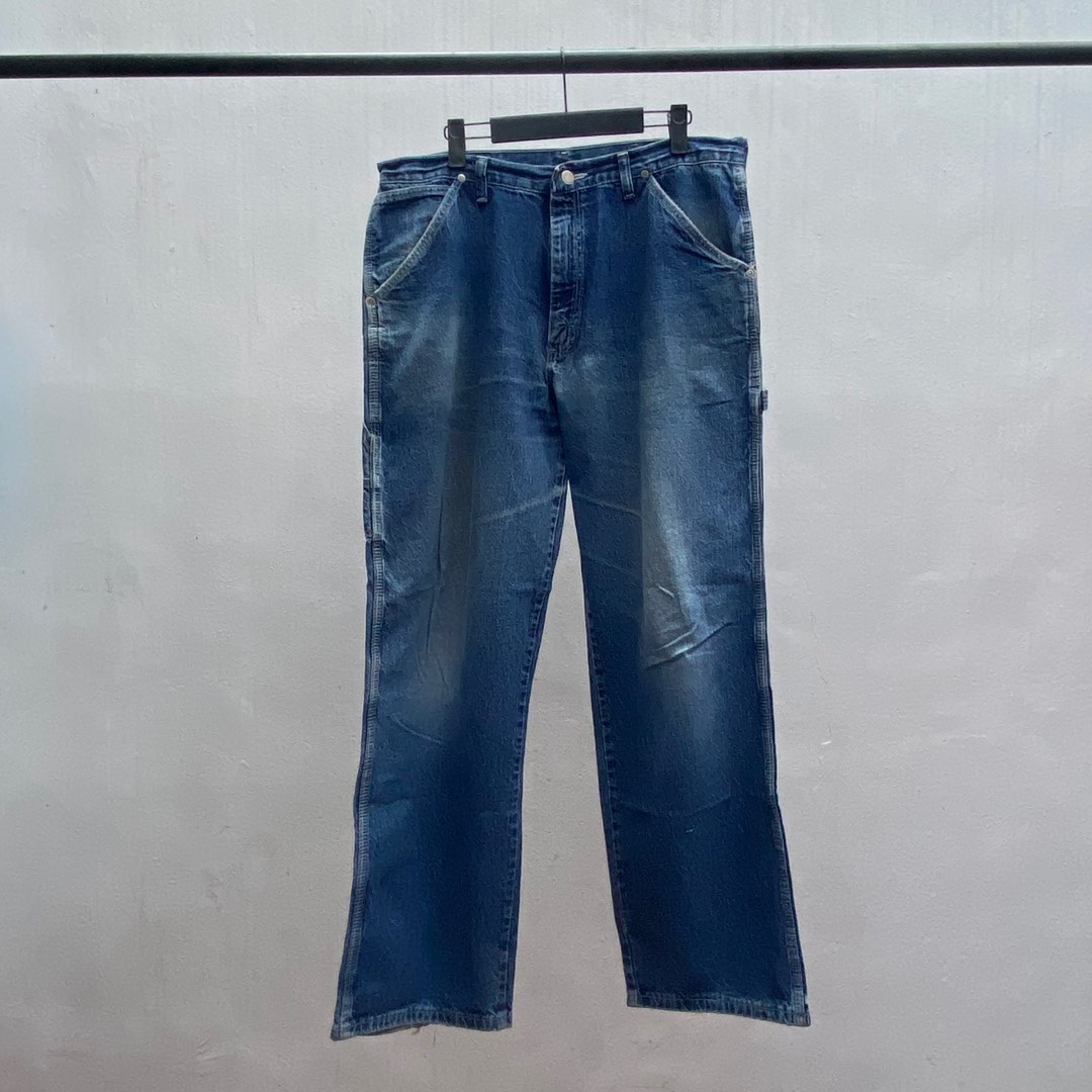 Wrangler Hero Baggy Carpenter Jeans, Men's Fashion, Bottoms, Jeans on ...