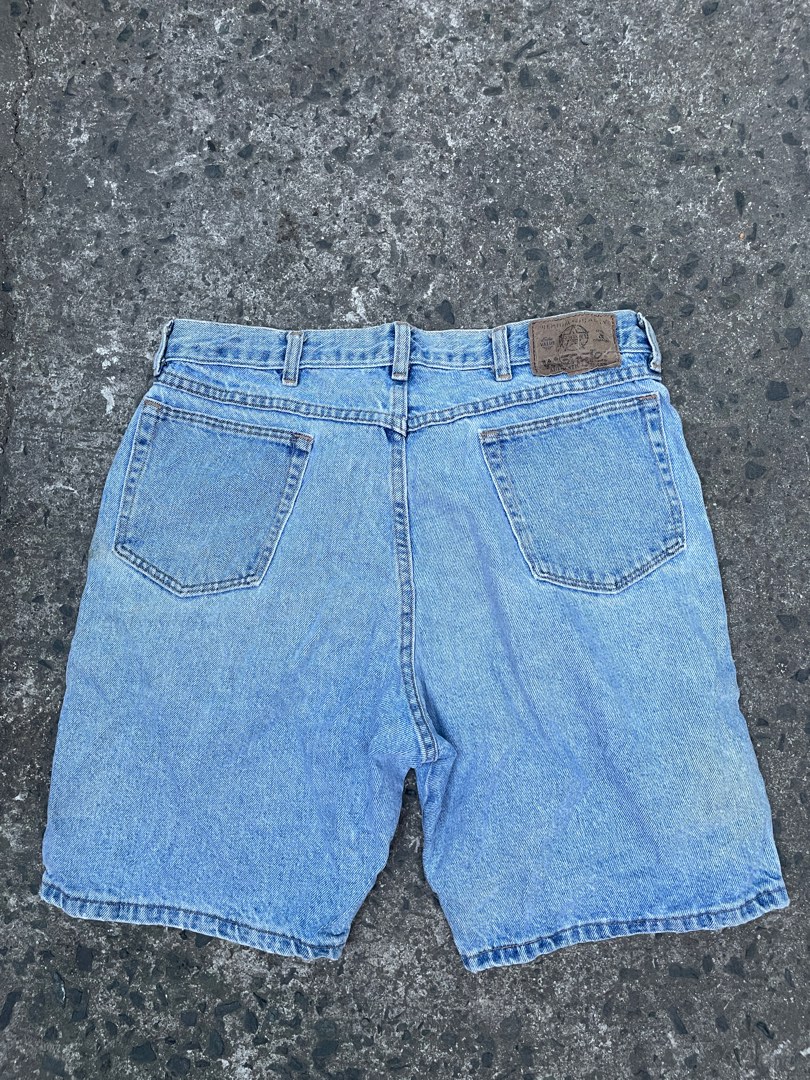 Wrangler Light Denim Jorts, Men's Fashion, Bottoms, Shorts on Carousell