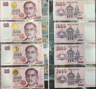 100+ affordable "singapore 1000 note" For Sale | Currency | Carousell ...